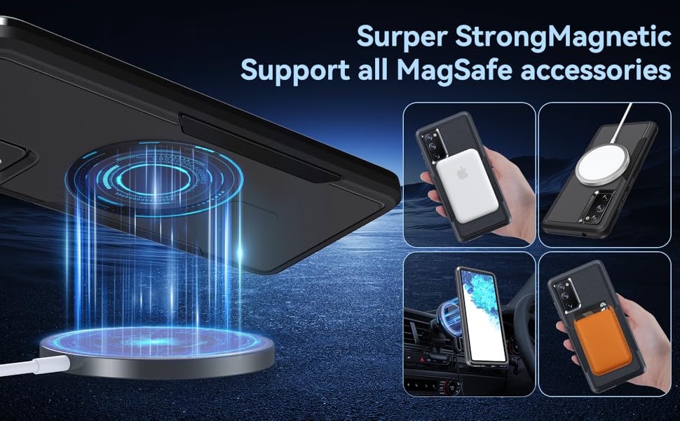 Amazon.com: Teayoha for Samsung Galaxy S20 FE 5G Case,[Compatible with Magsafe] [Military Grade ...