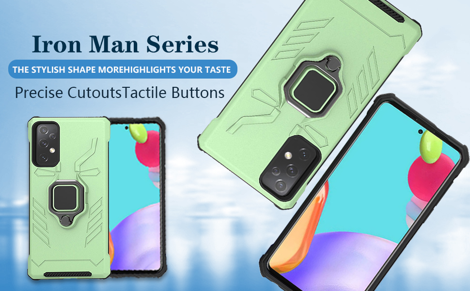 Yiakeng Samsung A52s Case, A52s 5G Case, With HD Screen Protector Military Grade Protection ...