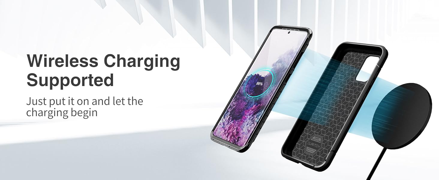 Amazon.com: SURITCH for Samsung Galaxy S20 Plus Case, [Extra Front Frame] Full-Body Heavy Duty ...