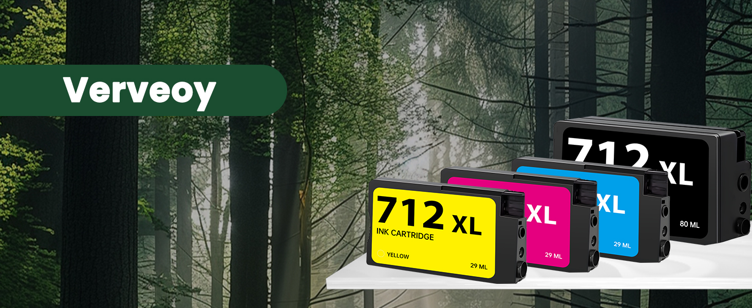 Amazon.com: 712 Ink Cartridge Bundle 712XL Replacement for HP 712 DesignJet Ink for 3ED71A ...