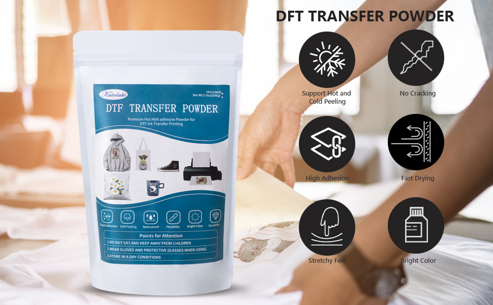 Amazon.com: Super Value DTF Powder White Digital Transfer Hot Melt Adhesive 500G/17.6 oz, DTF ...