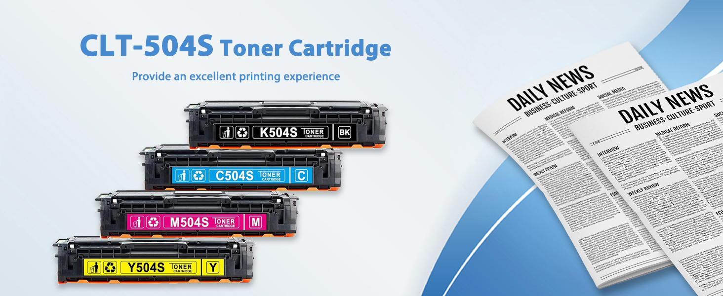 Amazon.com: CLT-504S 504S Toner Cartridge Replacement for Samsung CLT-K504S CLT-C504S CLT-M504S ...