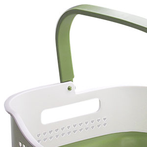 Amazon.com: 35L Collapsible Laundry Baskets Plastic with Handles ...