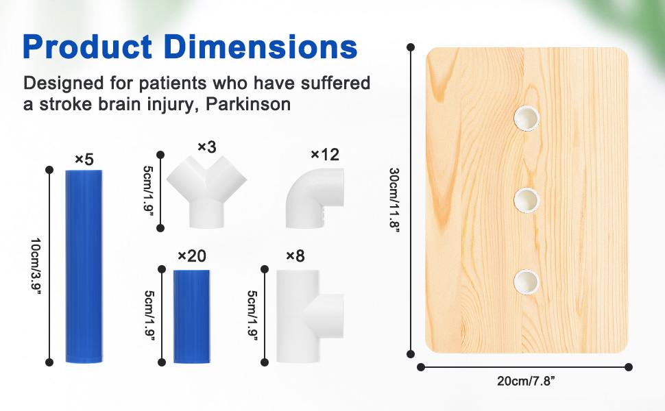 Amazon.com: PVC Pipe Therapy Tree for Hand Rehabilitation - PVC Pipe Exerciser Tree for ...