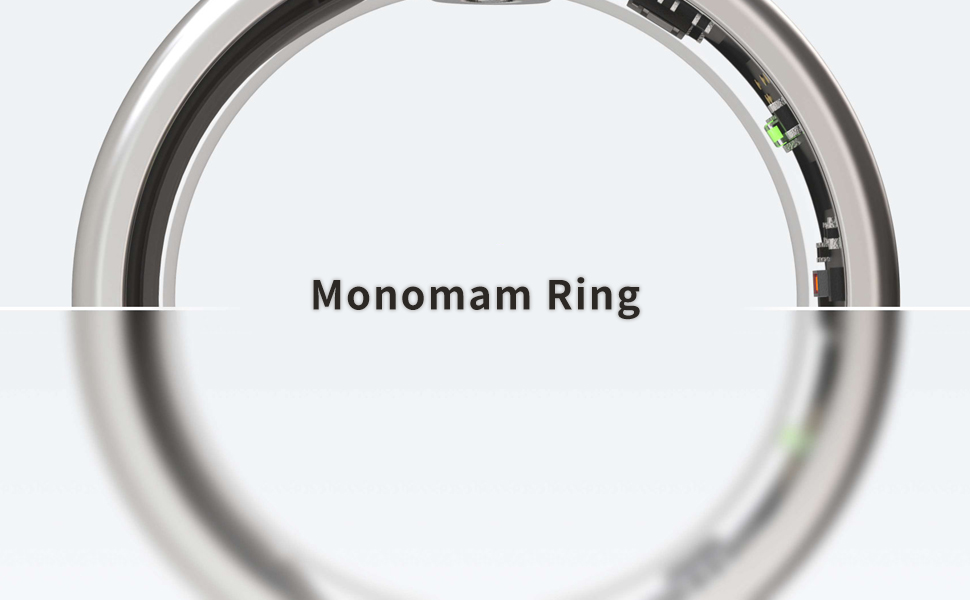 Amazon.co.jp: 【モノ批評誌「MONOQLO」ベストバイ受賞】 スマートリング monomam ring 健康管理 iPhone対応 睡眠記録 運動記録 (BLACK) (18号 ...