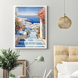 ARTOWN Malen Nach Zahlen Erwachsene,Landschaft am Meer,DIY Handgemalt Ölgemälde Kits für Kinder ...