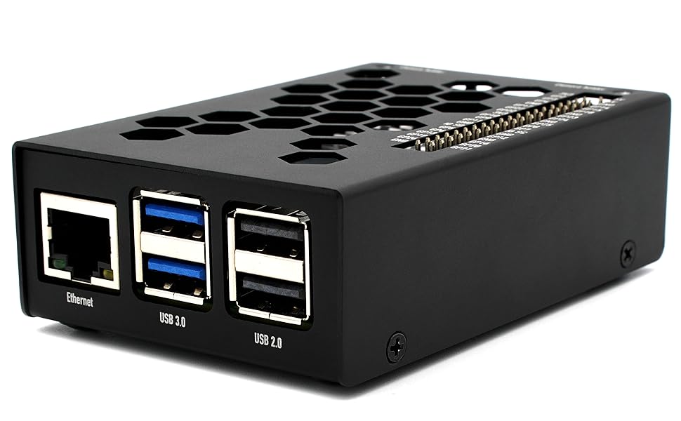 Amazon.com: KKSB Raspberry Pi 5 Case - Sandblasted Aluminum - Space for ...