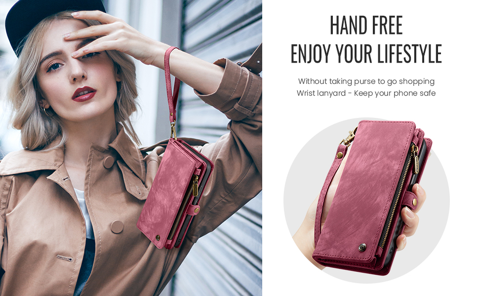 Amazon.com: Kowauri Wallet Case for Samsung Galaxy A16 5G, Zipper Purse Folio Leather Wallet ...