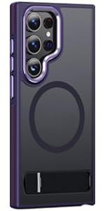 Amazon.com: MALEWOLF for Samsung Galaxy S24+ Plus Case [Invisible Stand], Compatible with ...