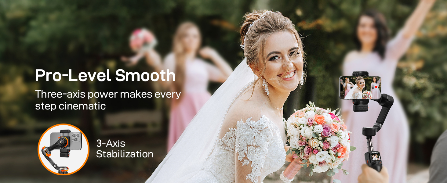 Amazon.com: hohem iSteady V3 Ultra Gimbal Stabilizer for iPhone, Phone ...