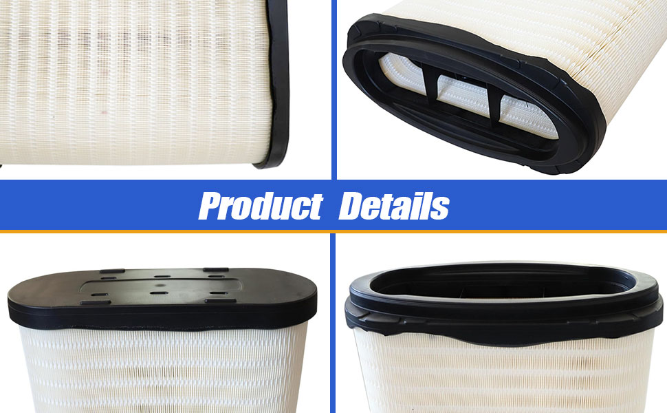 XQSMWF D37-1061 Filtro de aire de motor compatible con Kenworth T680 2023, apto para Peterbilt ...