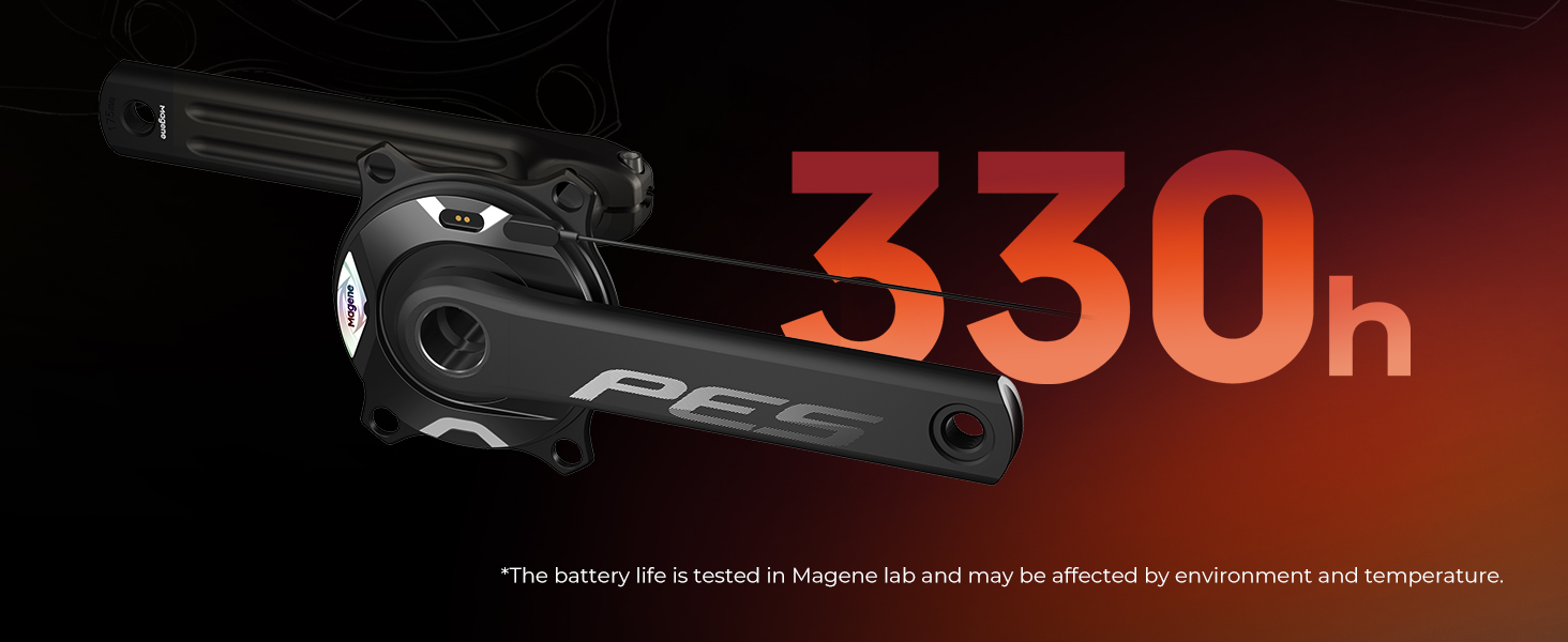 Amazon.com : Magene PES P505/P515 Power Meter Crankset - ±1% Accuracy, 625g Lightweight, 330H ...