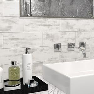 VAOVI Self Adhesive Wall Tiles Bathroom,Stick on Tiles Kitchen Tile ...