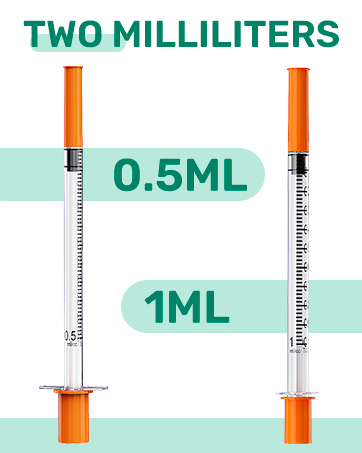 Amazon.com: 0.5ml 30 Gauge 5/16 Inch Syringe, U-100 0.5cc 30G 8mm Lab Syringes Individually ...