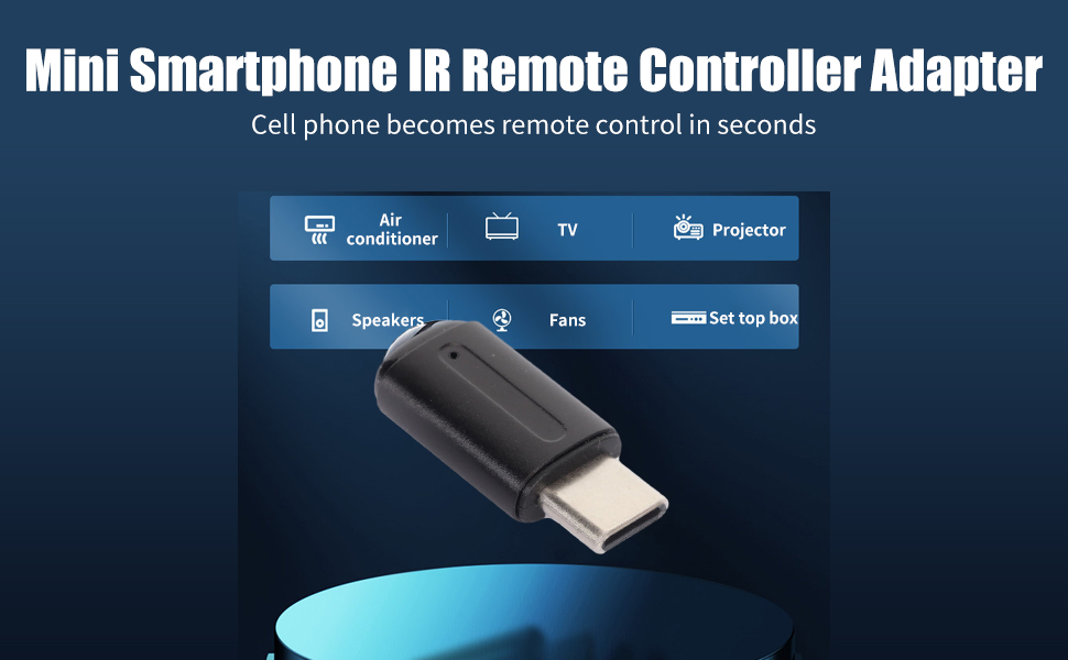 Mini Smartphone Ir Remote Controller Adapter Type C