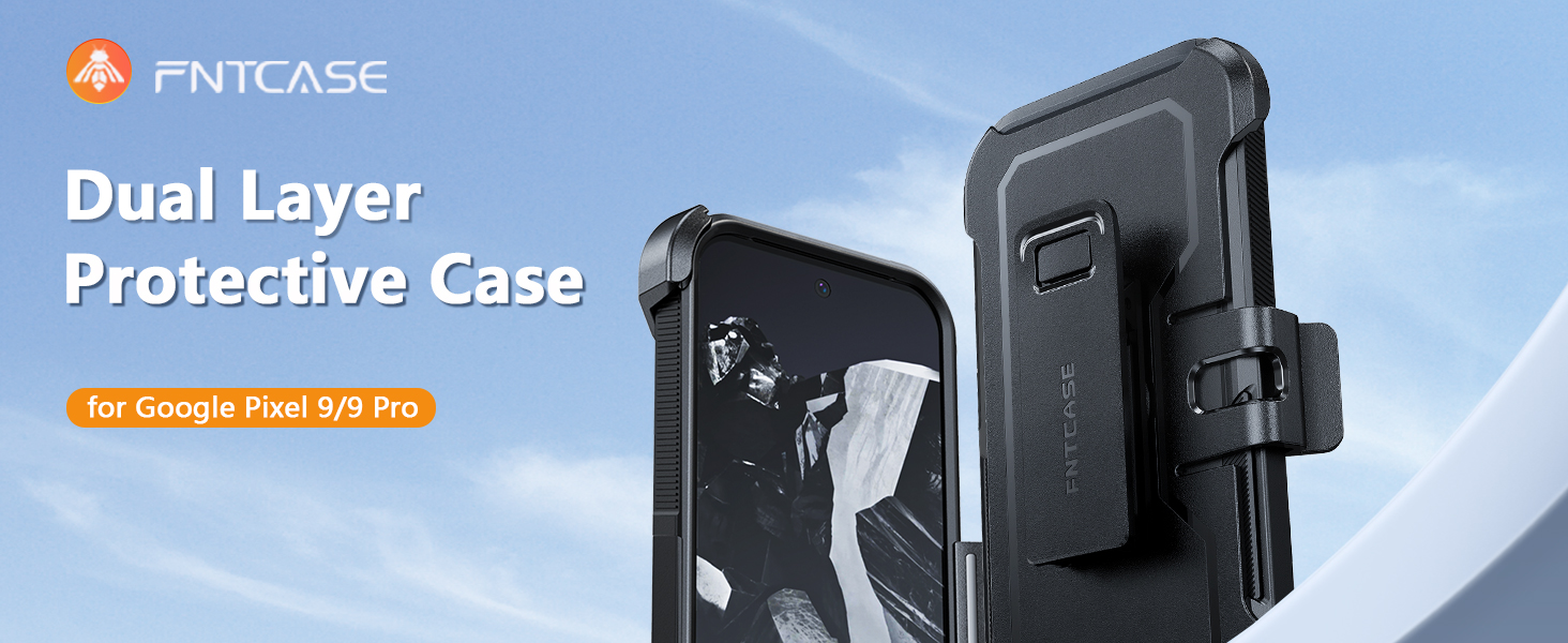 FNTCASE for Google Pixel 9 Case: Pixel 9 Pro Military Grade Drop Proof Protection Cell Phone ...