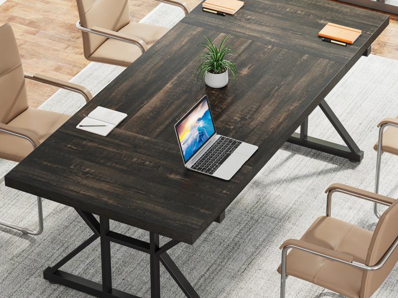 Tribesigns 6ft Conference Table 7086 L X 3149 W X 2952