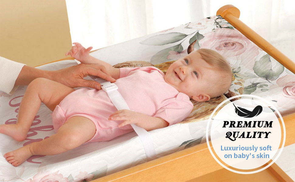 Amazon.com: Personalized Changing Pad Cover, Custom Diaper Change Table ...