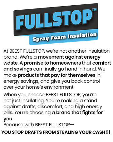Amazon.com: BEEST FullStop Spray Foam Insulation Kit for Walls and Attic - 240 Board ft/sq.ft ...