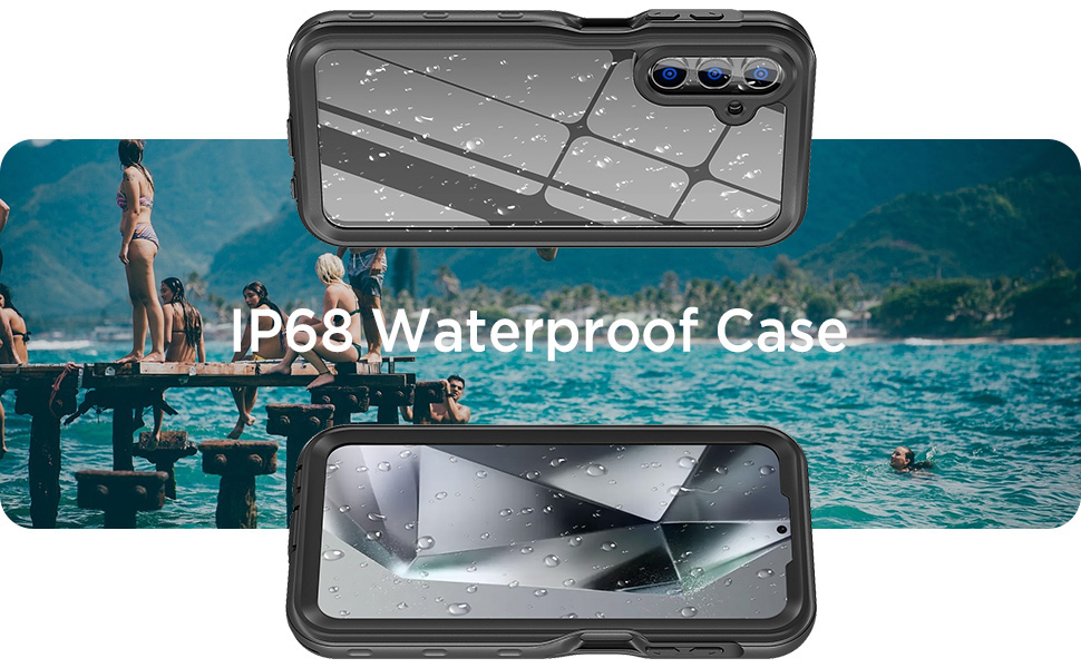 Amazon.com: Miimall for Samsung Galaxy A15 5G Case Waterproof, [IP68 Underwater][14FT Military ...