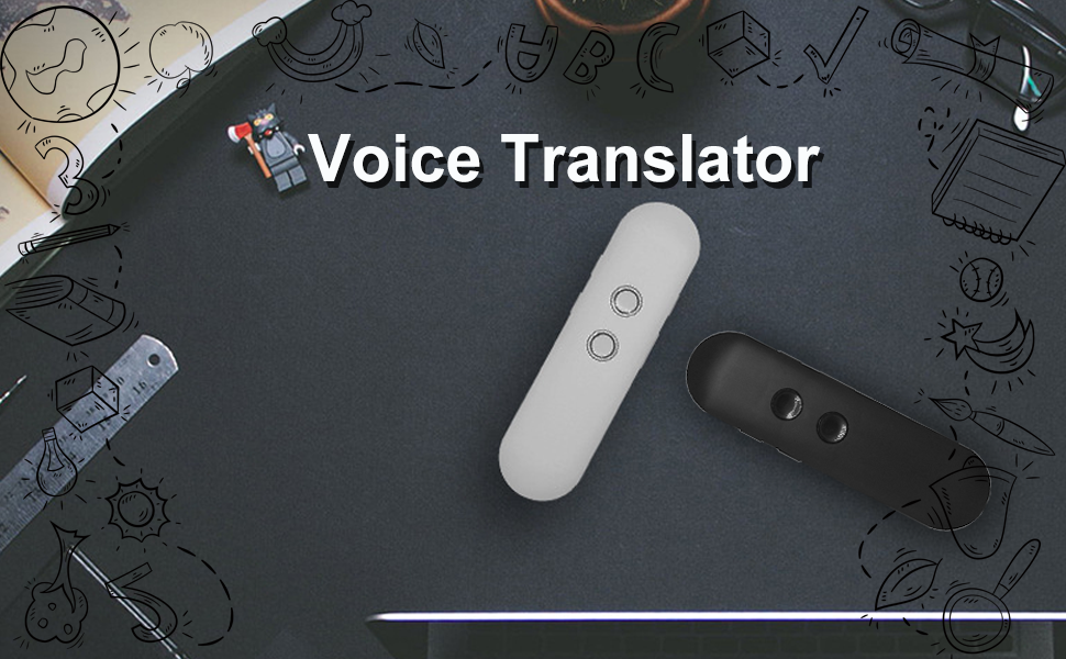 Voice Translator, 40 Languages Language Translation Device 2 Way Real ...