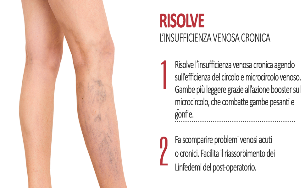 Germavis Farmaceutici Venosmix Diosmina Centella Asiatica ed Esperidina per Vene Varicose ...