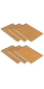 MUKCHAP 3 Pack A3 Spiral Bound Landscape Sketchbook, 60 Pages 30 Sheets 160gsm A3 Art Drawing ...