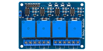 AZDelivery 3 x 4-Relais Modul 5V mit Optokoppler Low-Level-Trigger ...