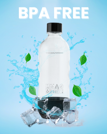 Amazon.com: Replacement for SodaStream Bottles Carbonating Sparkling Water Machine 1 Liter (2 ...