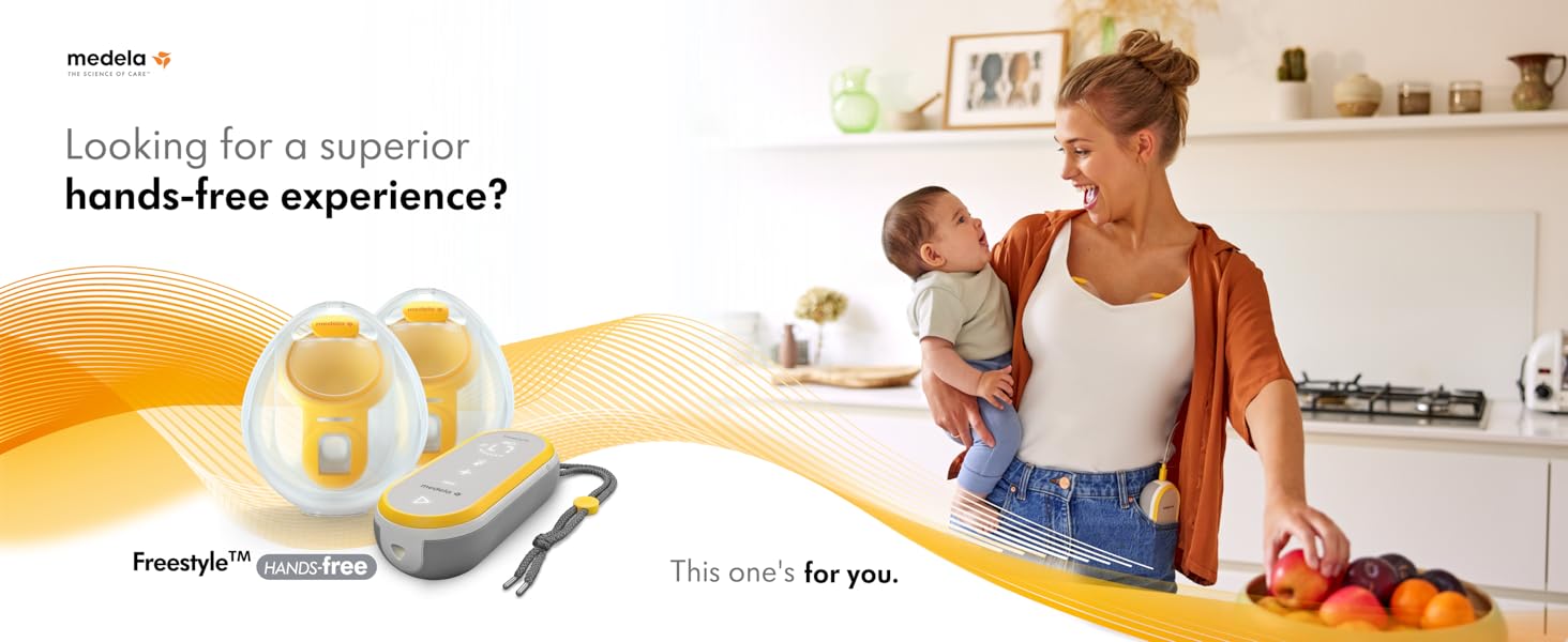 Medela Freestyle Hands-Free Breast Pump, Wearable, Portable and Discreet Double Electric With ...