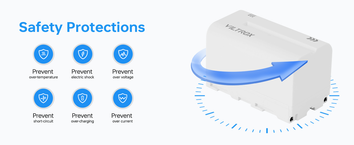 Amazon.com : VILTROX NP-F750 Battery 2 Pack 4400mAh Replacement Battery for F550 F570 F770 F750 ...