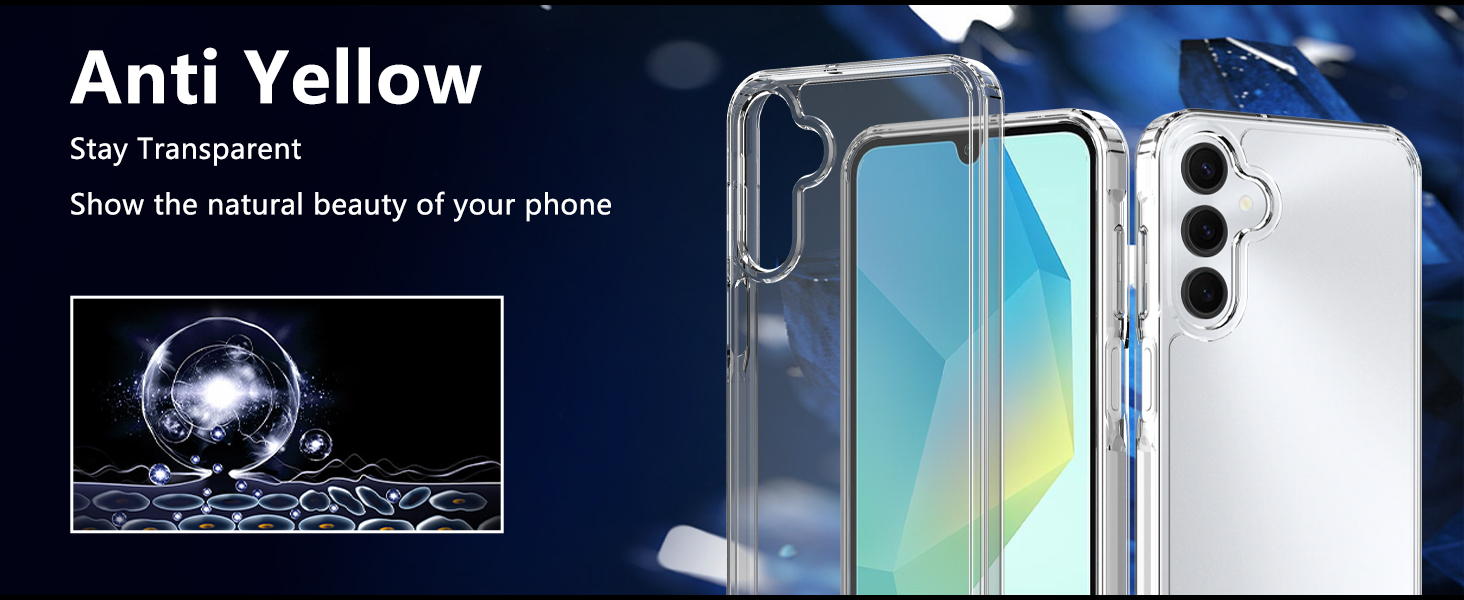 Amazon.com: Anoowkoa Designed for Samsung Galaxy A16 5G Case（Anti Yellowing） Clear Phone Case ...