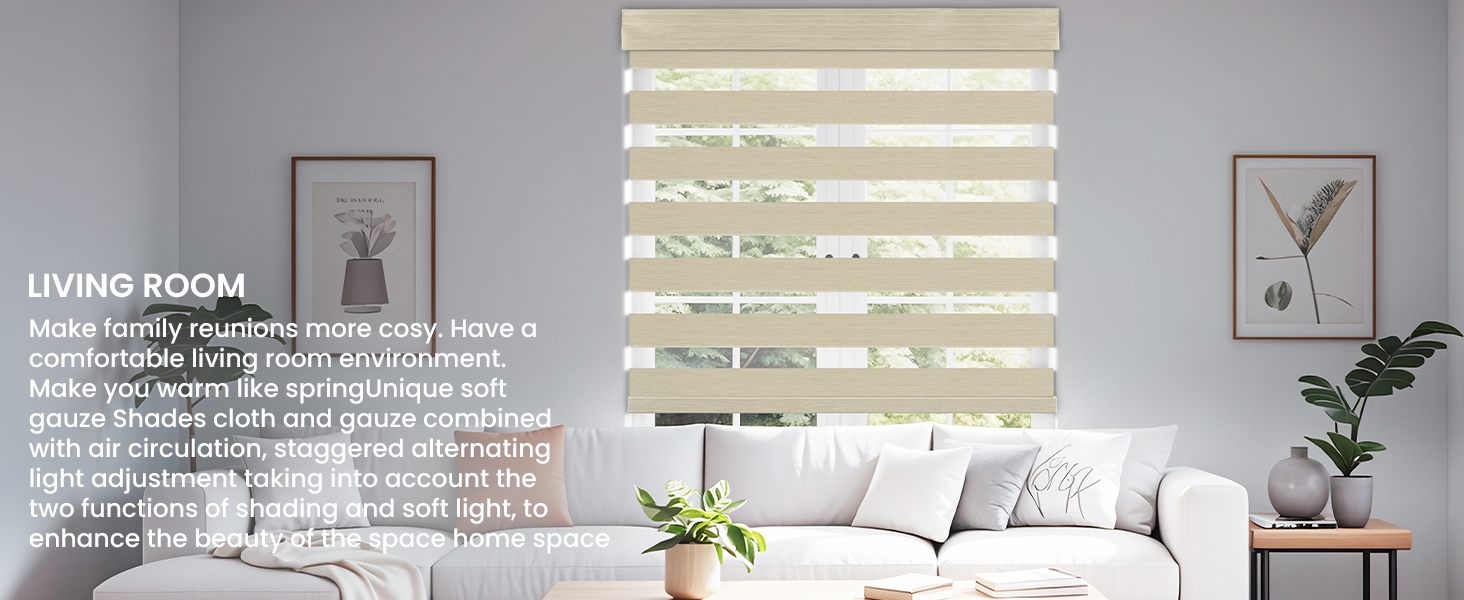 Amazon.com: MoDanCeQ No Drill No Tools Blackout Zebra Blinds for Windows,Cordless,Premium Thick ...