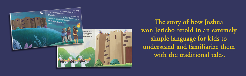 My First Illustrated Bible Story: The Fall of Jericho : Wonder House Books: Amazon.in: Books