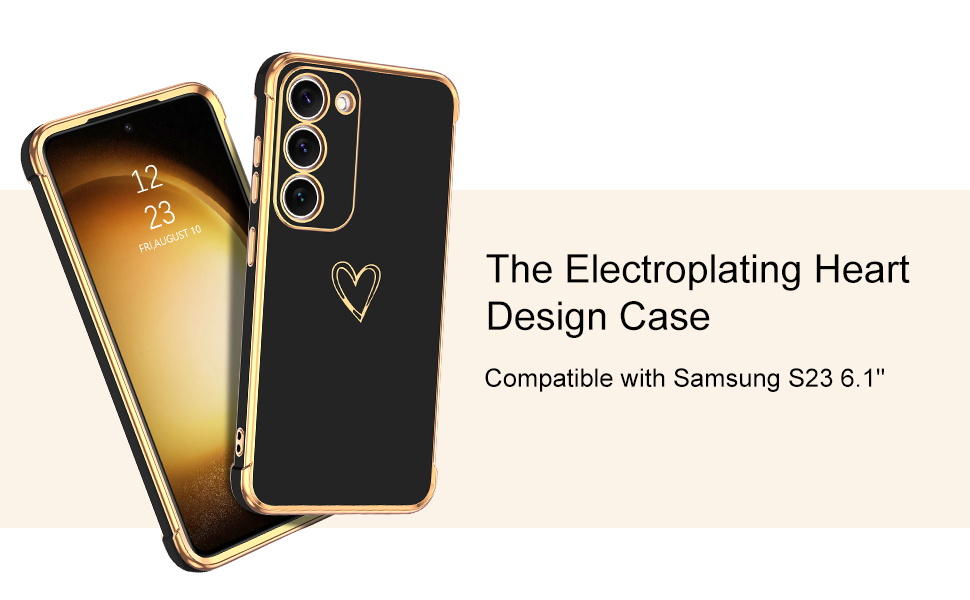 Amazon.com: BENTOBEN for Samsung Galaxy S23 Case, Cute Heart Pattern Slim S23 Case, Soft ...