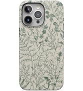 Amazon.com: Casely iPhone 15 Pro Case | Sage Garden | Green Floral | Classic Ultra Slim Case ...