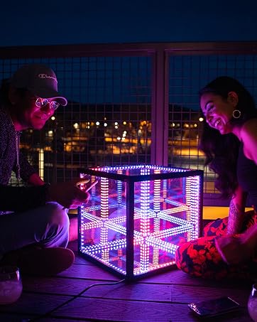 The Hyperspace Lighting Company HyperCube Nano Infinity Cube LED Light ...