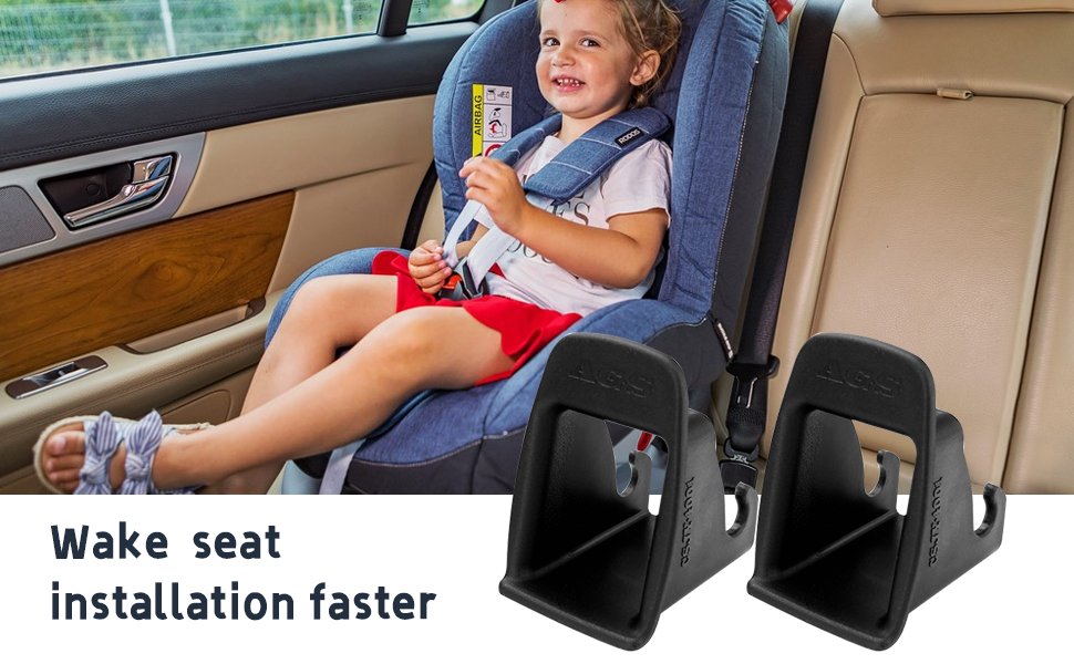 Amazon.com: Interface Belt Latch Guide,Car Seat ISOFIX Interface Buckle Fixed Guide Groove Seat ...