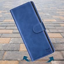 Amazon.com: SUANPOT for Samsung Galaxy A42 5G with RFID Blocking Leather Wallet case Credit Card ...