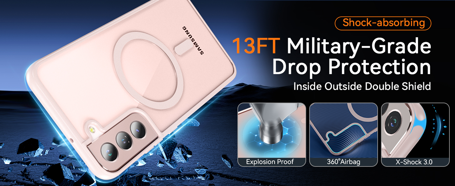 Amazon.com: OWKEY Case for Samsung Galaxy S22 Plus,Magnetic Galaxy S22 Plus 5G Phone Case ...