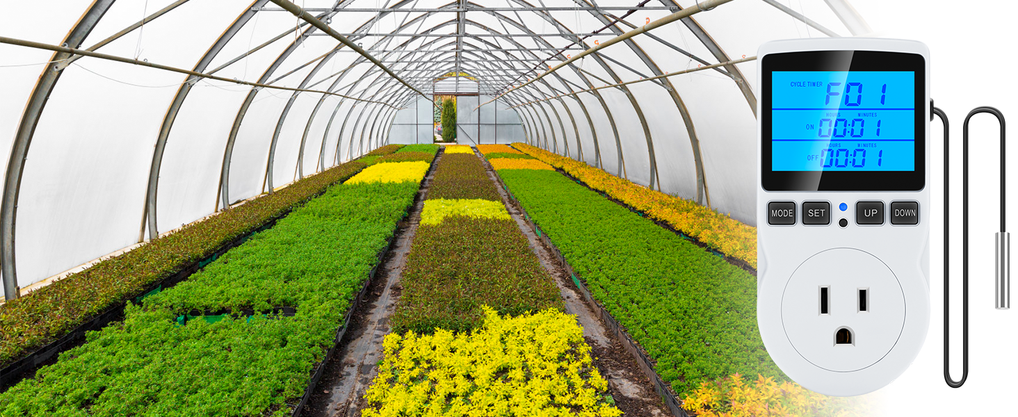 Digital Temperature Controller Thermostat Timer Reptile