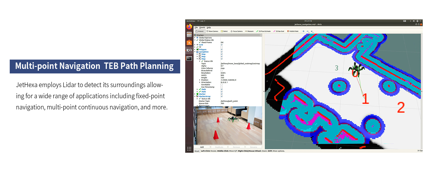Amazon.com: Hiwonder JetHexa Hexapod Robot Kit for Jetson Nano 3D Depth ...