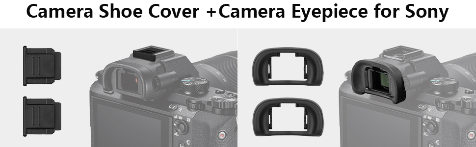 Amazon.com : Updated Soft Silicone Camera Eyepiece Eyecup for Sony A7III A7II A9 A7S A99II A58 ...