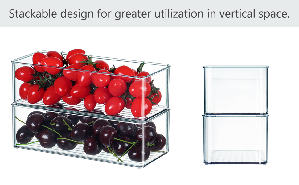 Amazon.com: Hudgan 8 Pack Clear Plastic Drawer Organizers Set ...