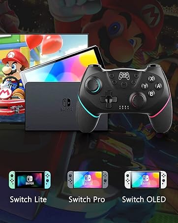 Controles para Nintendo Switch Inalambrico, Gamepad Bluetooth con ...