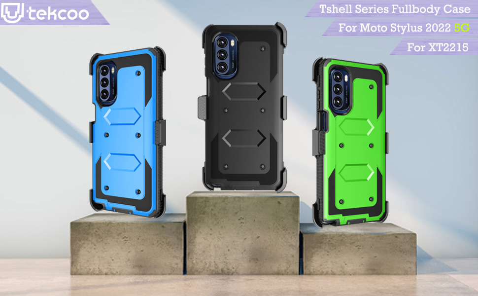 Amazon.com: Tekcoo for Motorola Moto G Stylus | 5G | 2022 | XT2215 Case Holster Clip, [Tshell ...