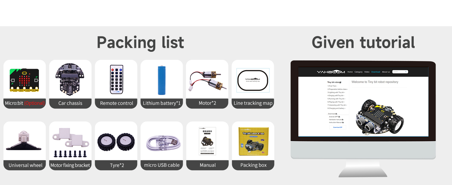 Amazon.com: Yahboom STEM Education Toy Car Kit Microbit V2 Start ...