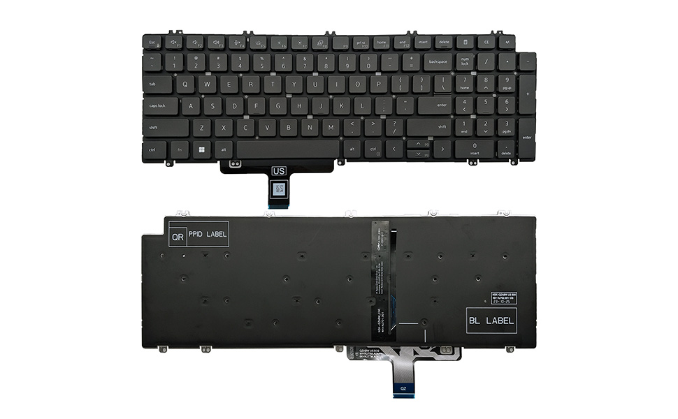 Amazon.com: PAEBAI+ Replacement Laptop Keyboard for DELL Precision 3560 3570 3580 3561 3571 3581 ...