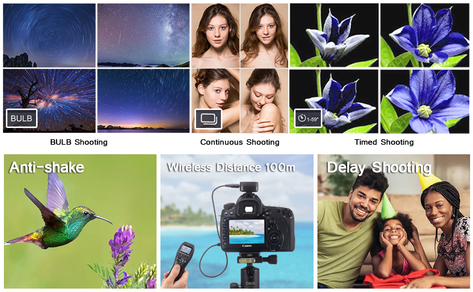 Amazon.com : S1 Wireless Remote Shutter Release Compatible with Sony, Remote Release Cable Timer ...