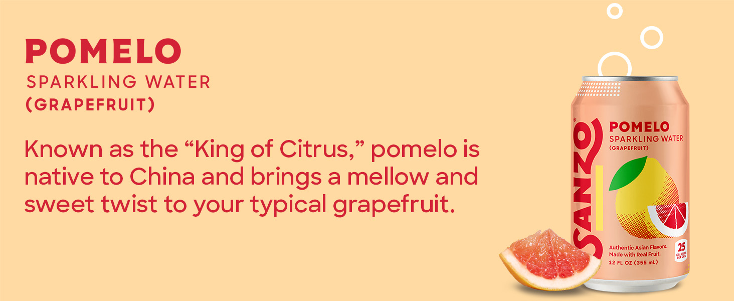 Amazon.com: Sanzo Flavored Sparkling Water Variety Pack - Yuzu Lemon Soda, Calamansi Lime ...